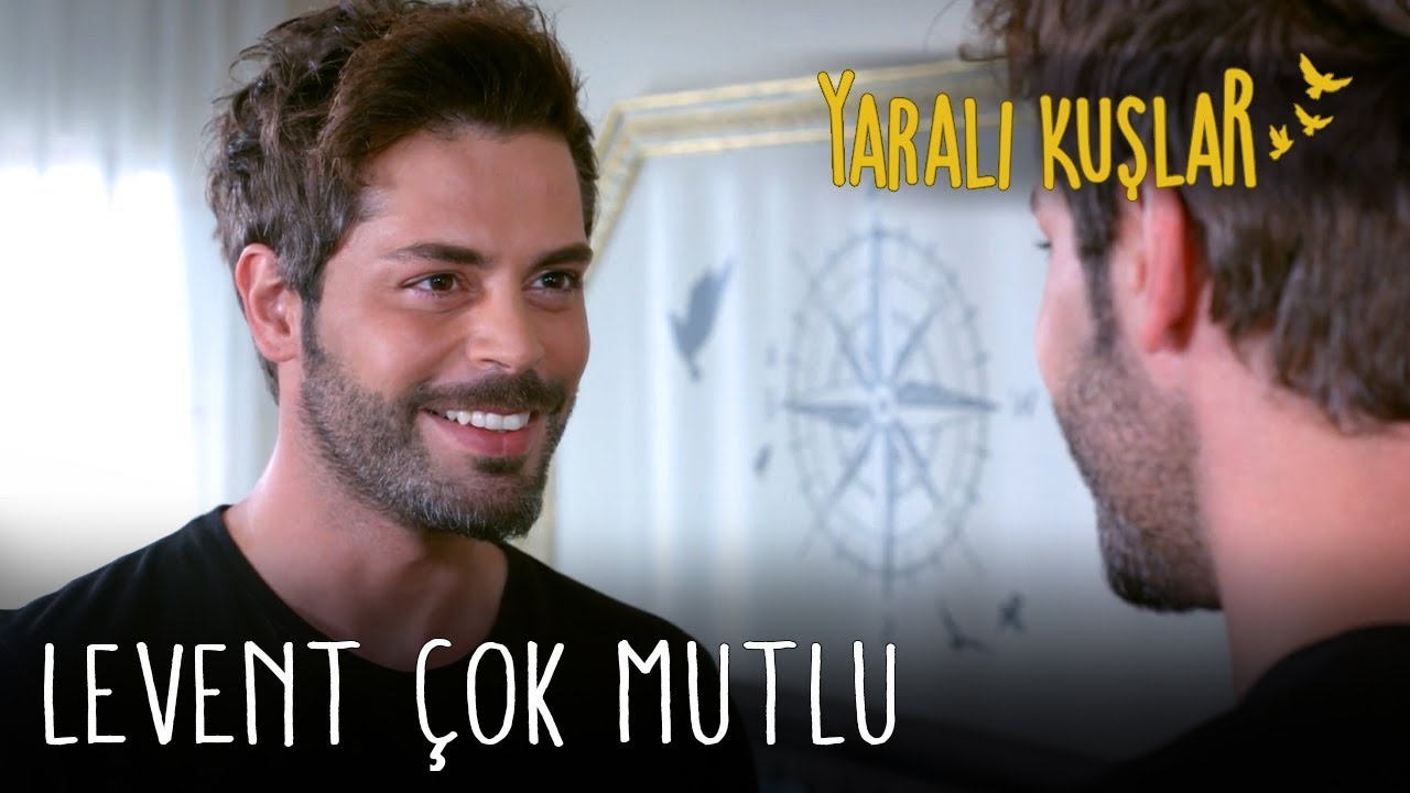 Levent Çok Mutlu | Yaralı Kuşlar 90. Bölüm (English and Spanish) - YouTube