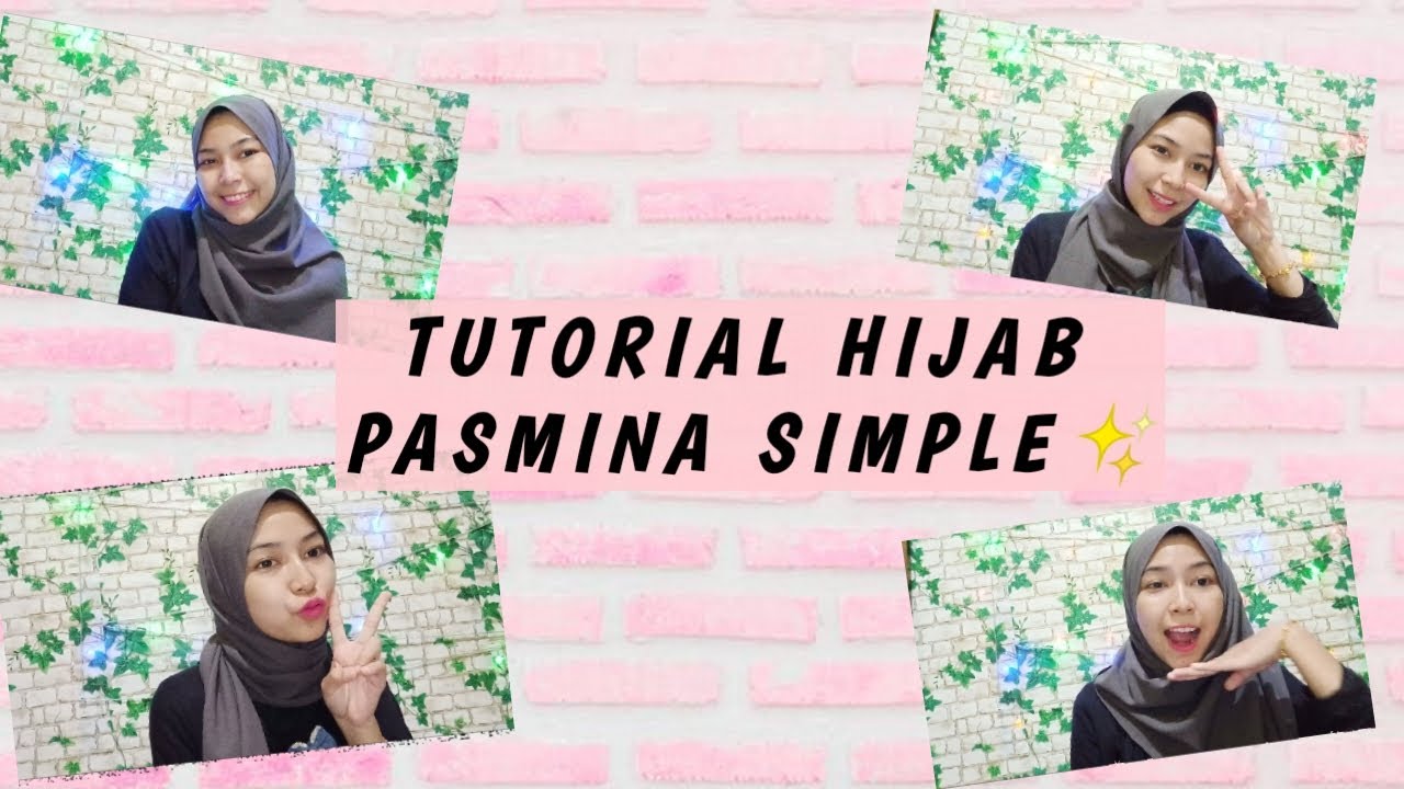 Tutorial Hijab Pasmina simple - YouTube