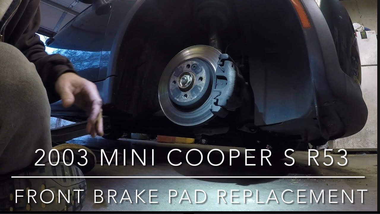 Mini Cooper S R53 Front Brake Pad Replacement. Easy DIY - YouTube