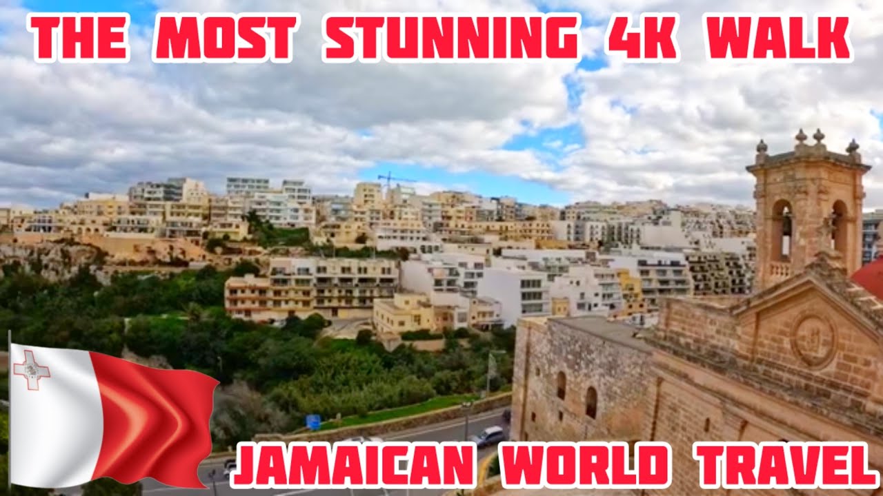THE MOST STUNNING 4K VIEW WALK OF MALTA . - YouTube