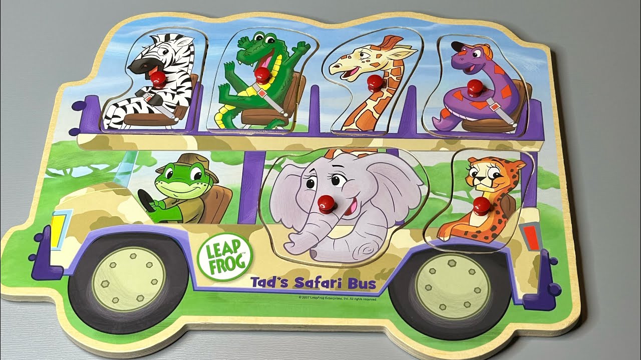 Leap Frog Puzzle (Tad’s Safari Bus) - YouTube