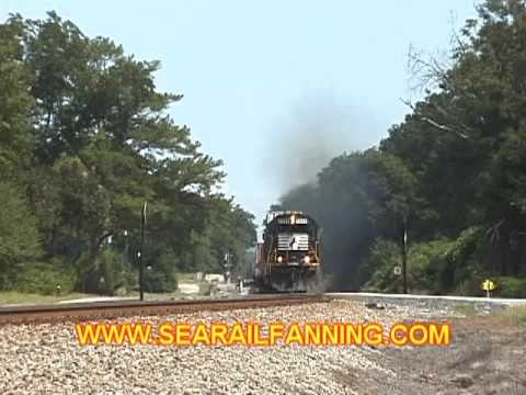 NS 21R at Eastaboga, Alabama with NS SD60/FXE GEVO team - YouTube