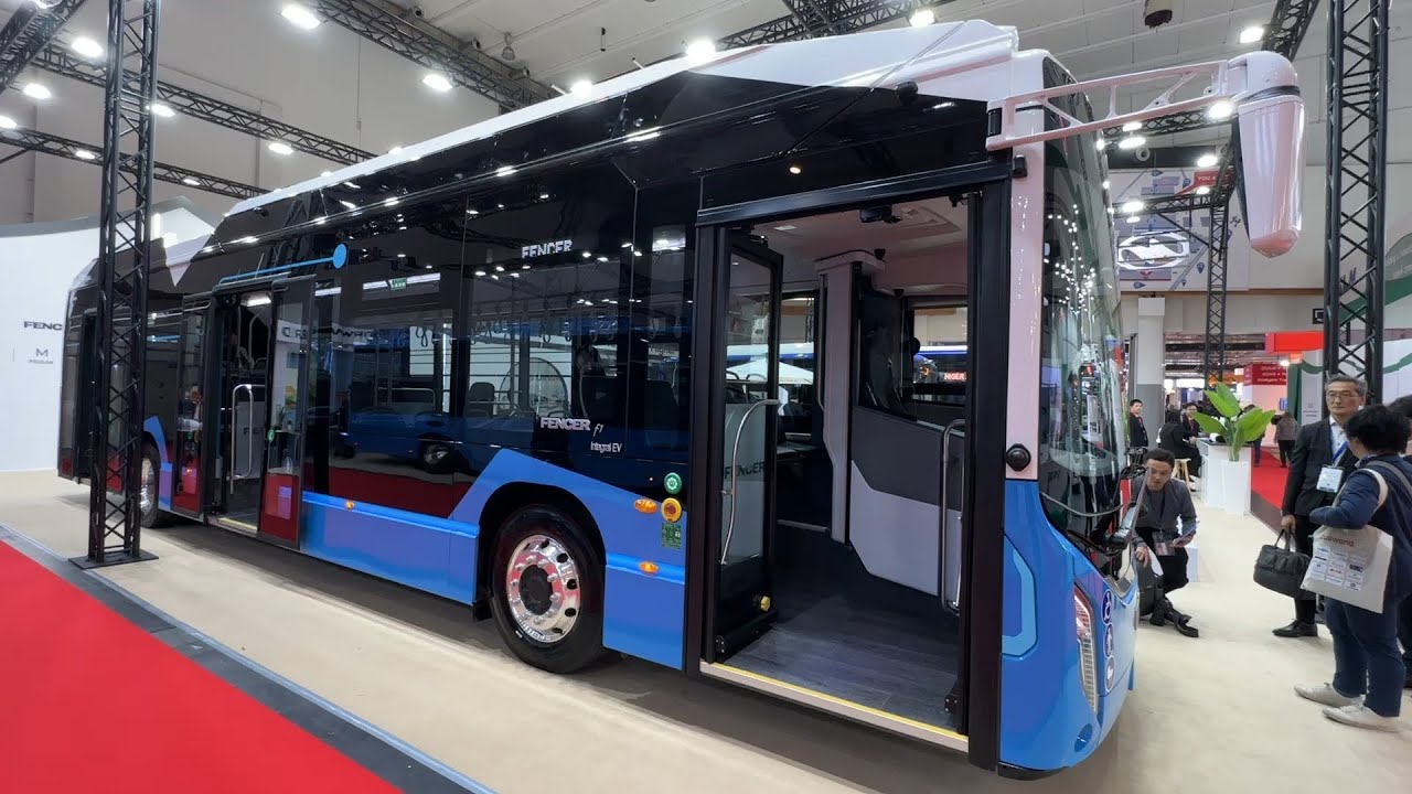 Versatile & Spacious ! 2024 Fencer F1 Integral EV Electric Bus - YouTube