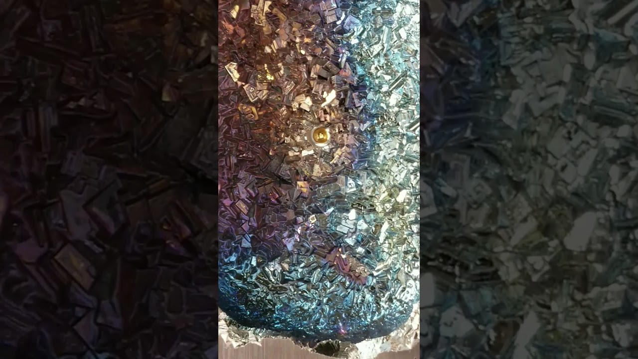 Bismuth Crystal Diamagnetic levitation, the reverse of Pisces - YouTube