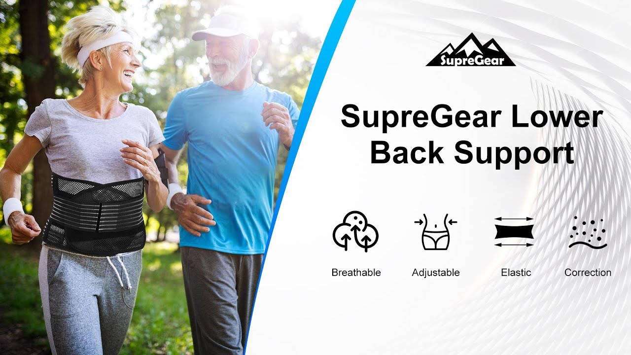 SupreGear Lower Back Brace – Your Daily Back Support Solution! - YouTube