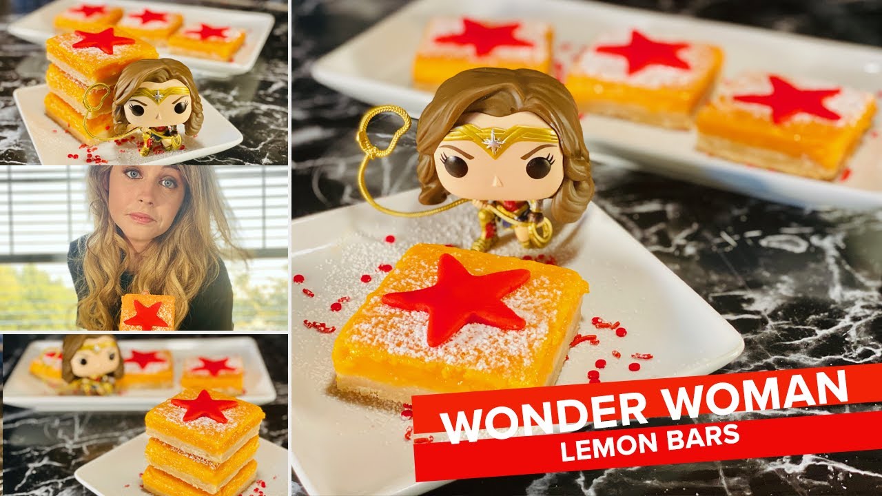 Wonder Woman Lemon Tarts - YouTube