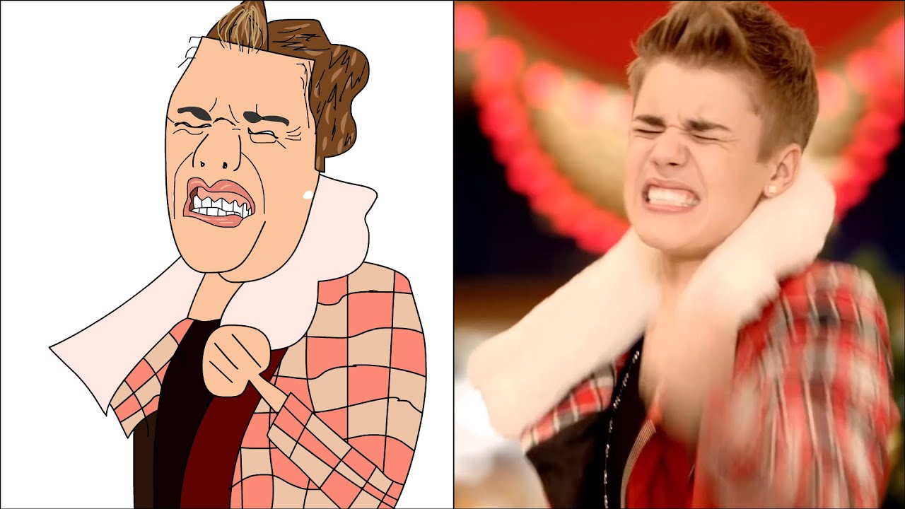 POP DRAWING MEME #179 | JUSTIN BIEBER & MARIAH CAREY - ALL I WANT FOR ...