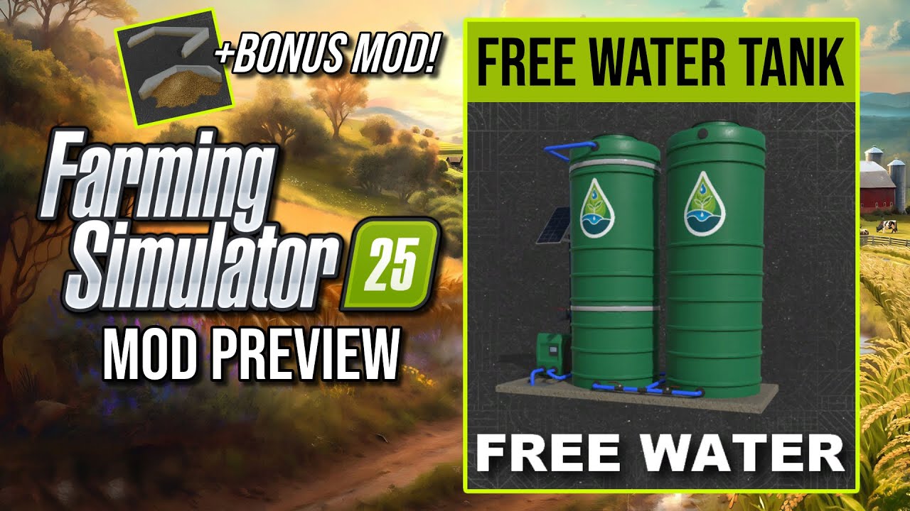 Mod Preview - Free Water Tank & Old Manure Heap (by BsM) | Farming ...