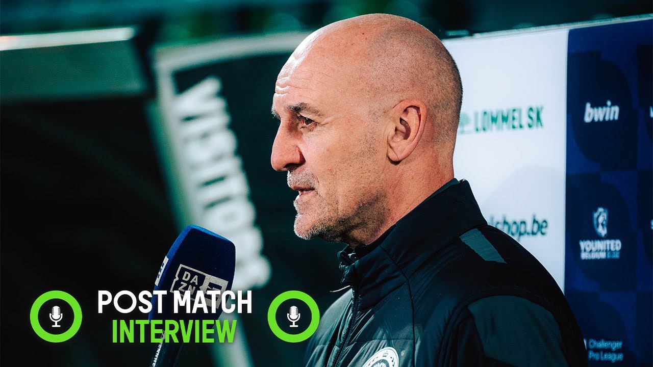 Interview Steve Bould after Lommel SK - RFC Luik (4-1). - YouTube
