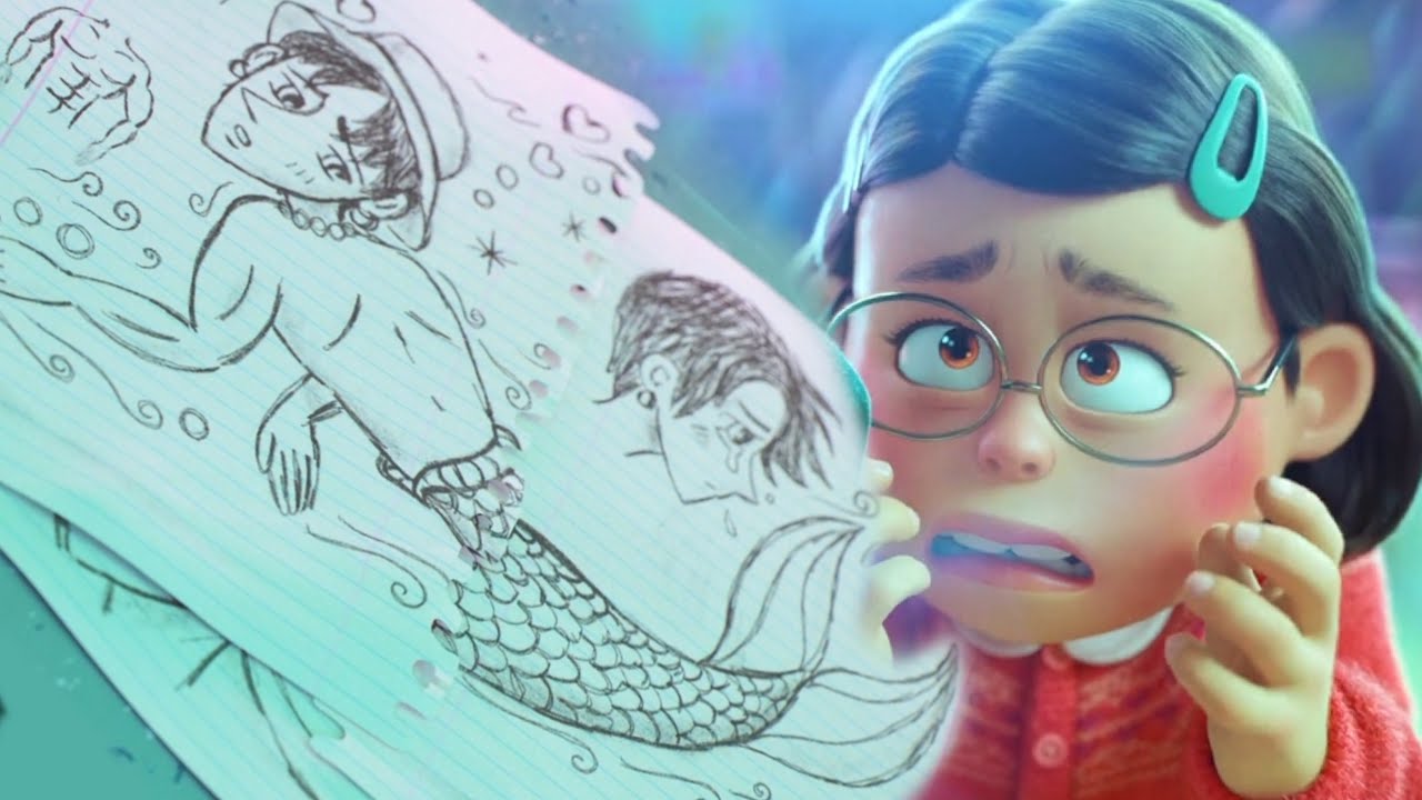 Mei Makes a Sexy drawing. Turning RED Mei Drawing - YouTube