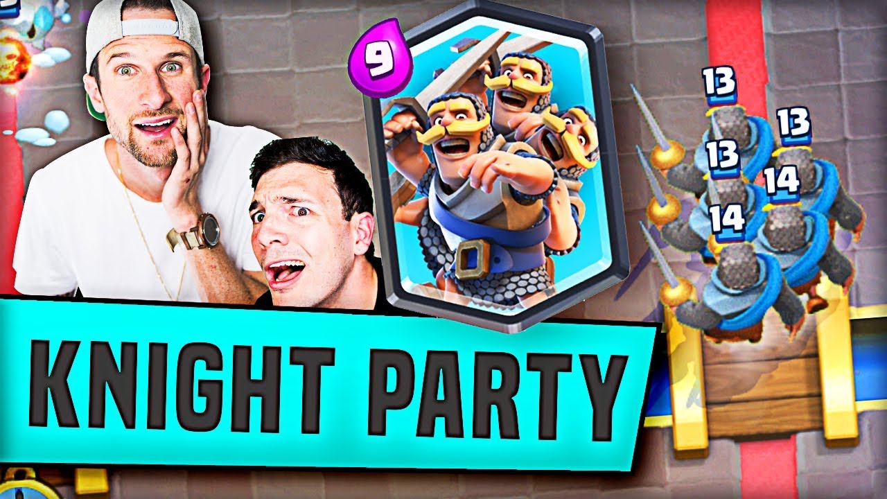 KNIGHT PARTY (Clash Royale) Molt & Nick - YouTube