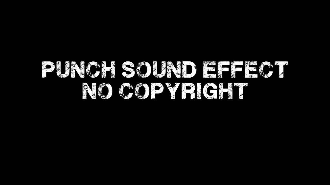 Punch Sound Effect - YouTube