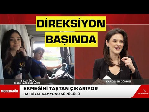 CANLI YAYIN.. Emekçi Kadın Şoförün Hafriyat Kamyonuna Konuk Olduk | 8 Mart #8martkadınlargünü