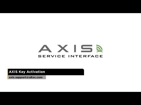 Altec AXIS Key Activation 2023 - YouTube