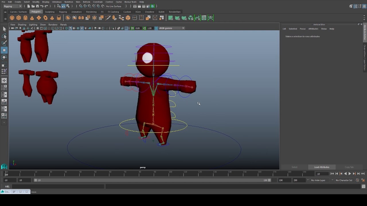 Gang Beasts Character Rig - YouTube