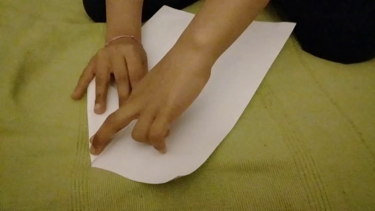 How to make a normal paper airplane EASY! - YouTube