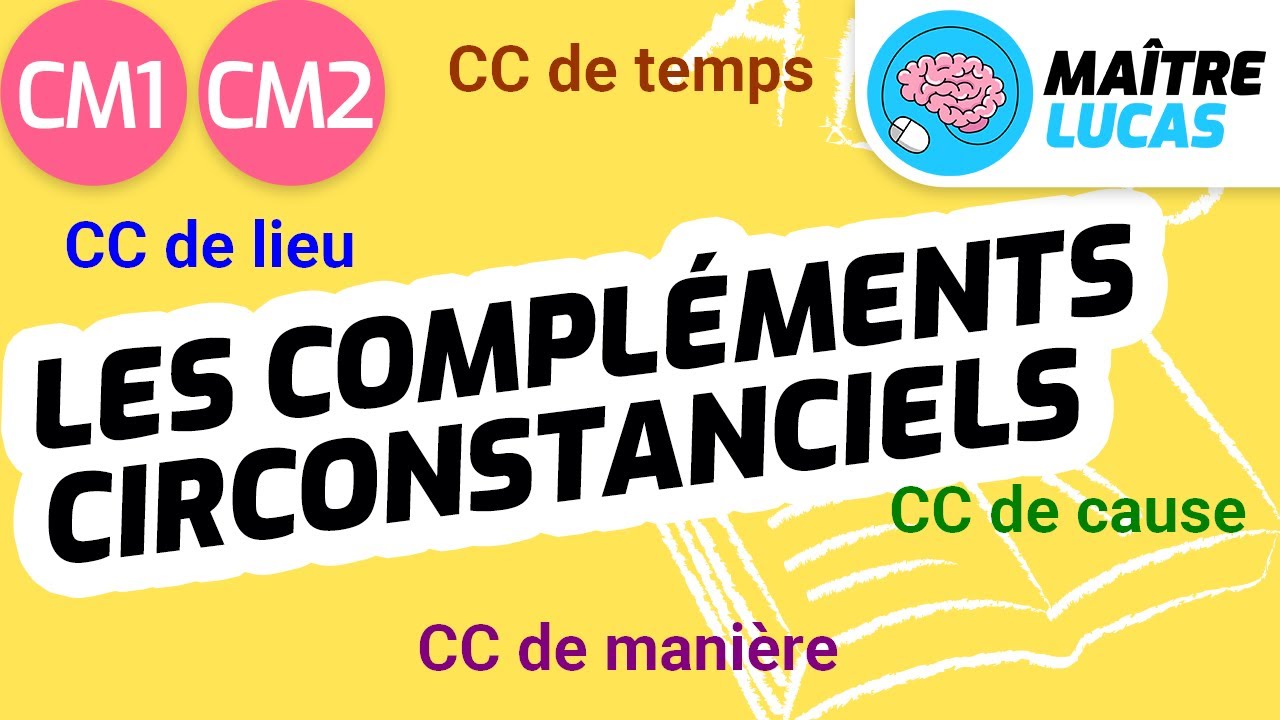 Les compléments circonstanciels CM1 - CM2 - Cycle 3 - Français ...