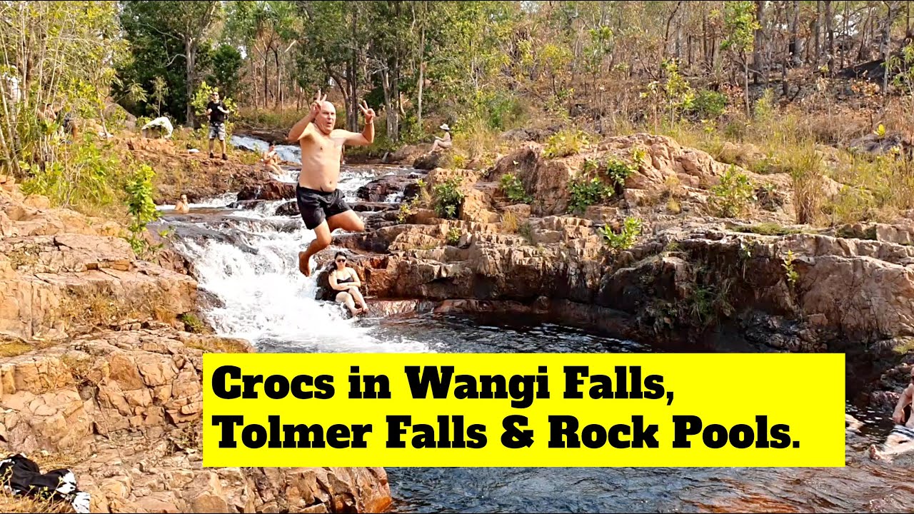 Crocs close Wangi Falls!! - YouTube