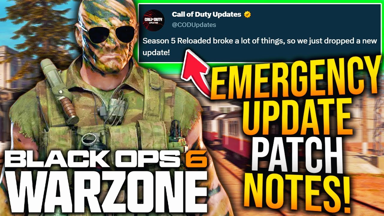 WARZONE: New EMERGENCY UPDATE PATCH NOTES! BROKEN WEAPON FIXES & More ...