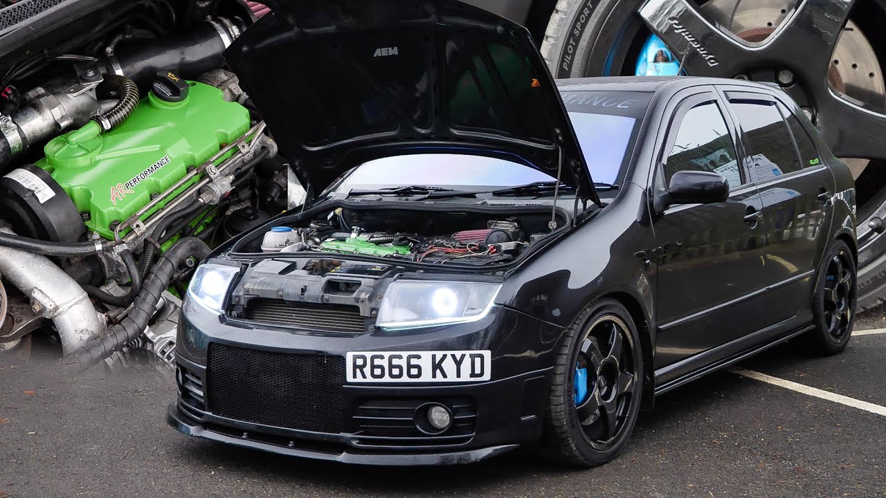This *HYBRID TURBO* 400BHP MK1 Fabia VRS is PURE CRAZY! - YouTube