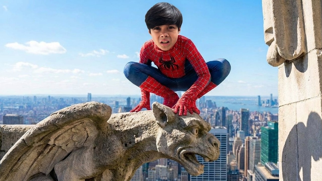 We Recreated Superhero Stunts! - YouTube