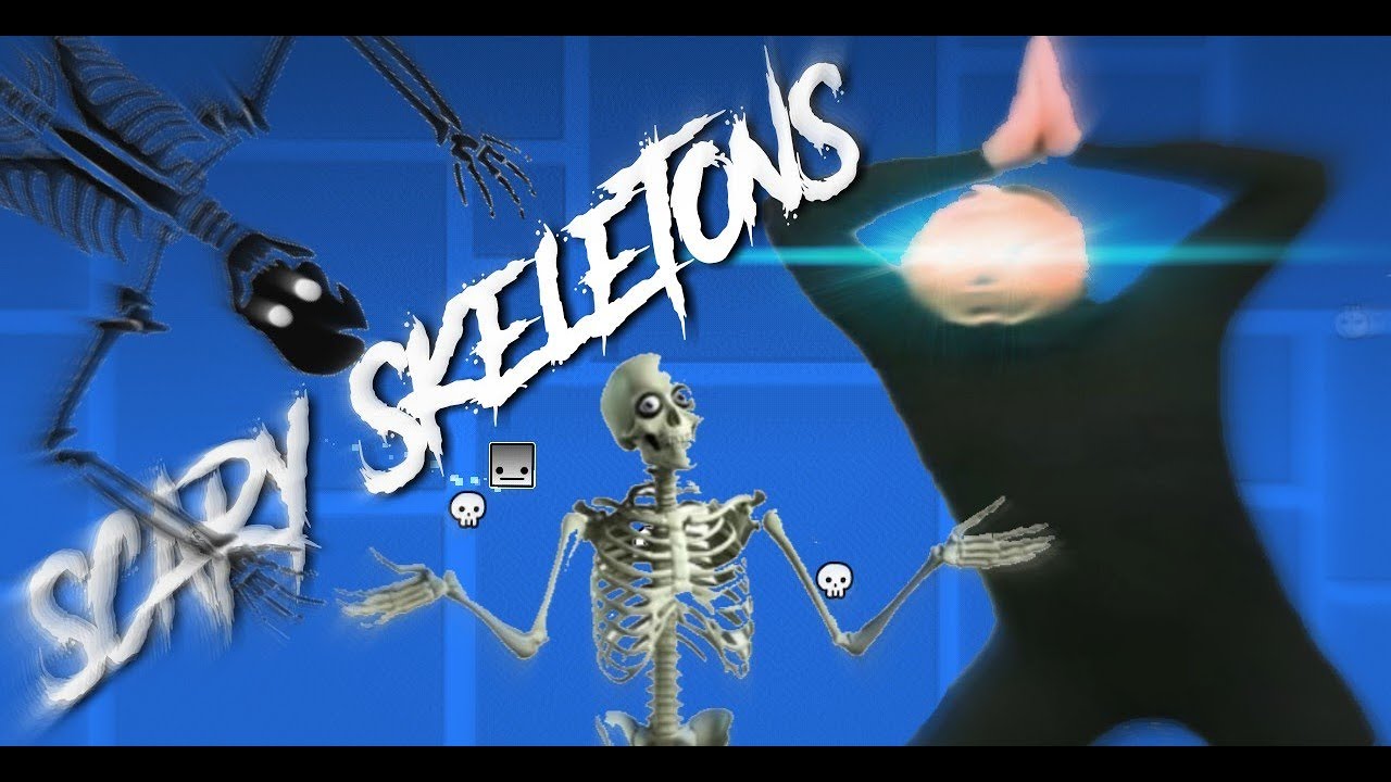 SPOOKY SCARY SKELETONS - GEOMETRY DASH LAYOUT 2.11 - YouTube