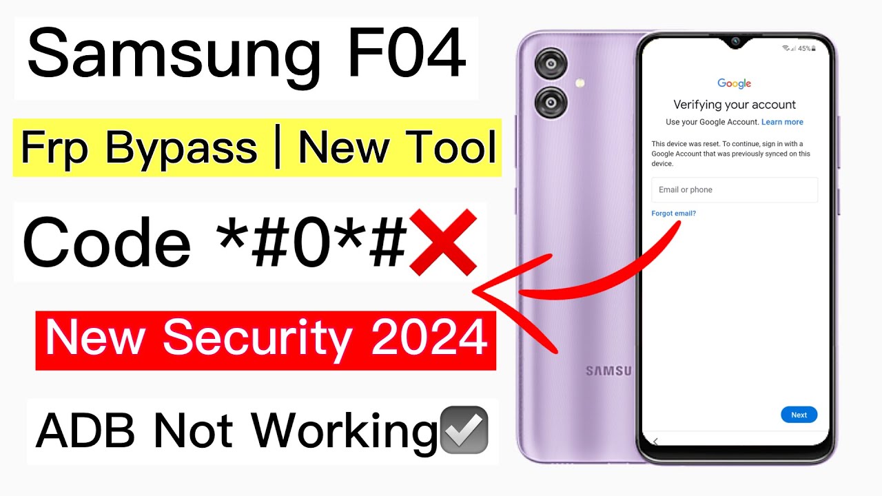 Samsung F04 Frp Bypass Adb Not working || *#0*# not working || 2024 ...