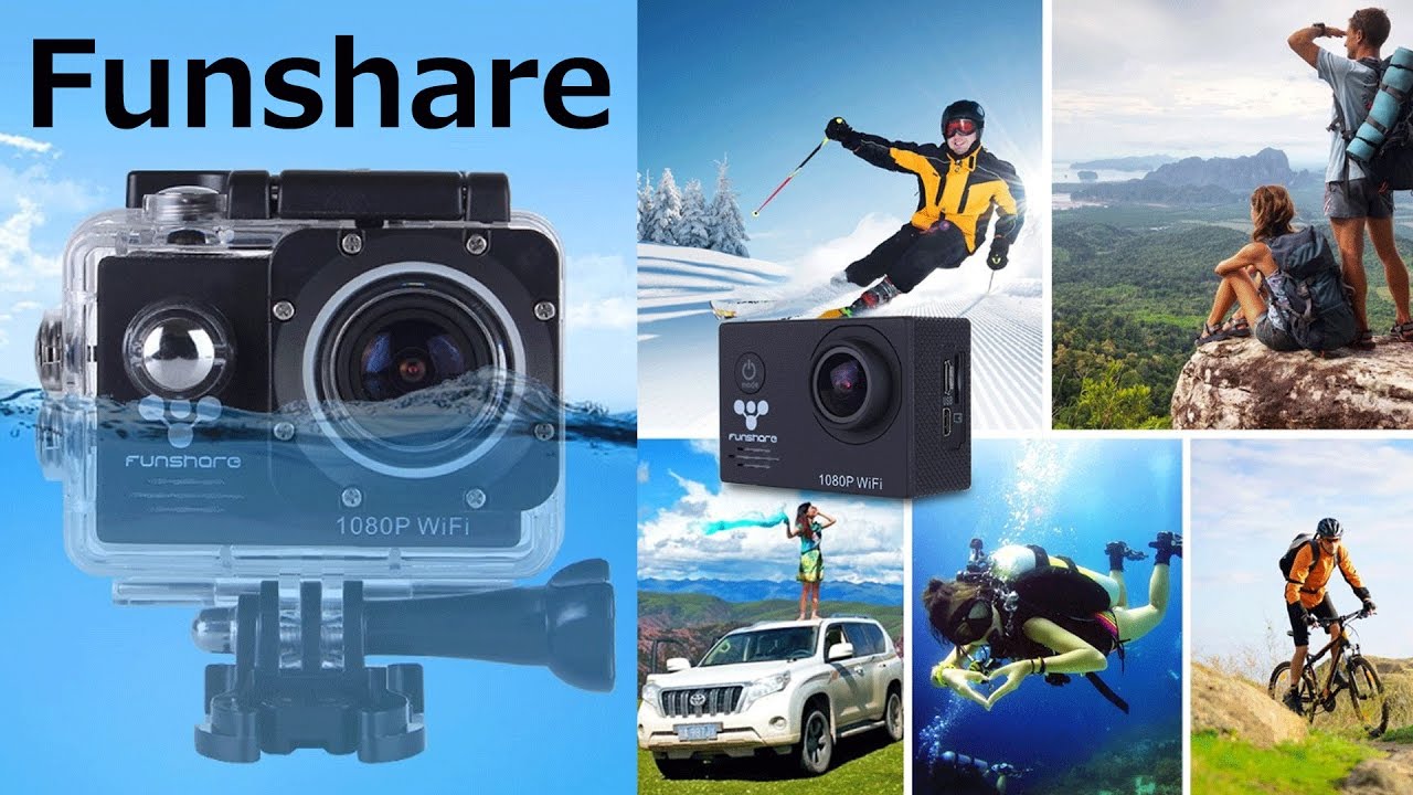 予備バッテリー付なのに安価！Funshare アクションカム レビュー - YouTube