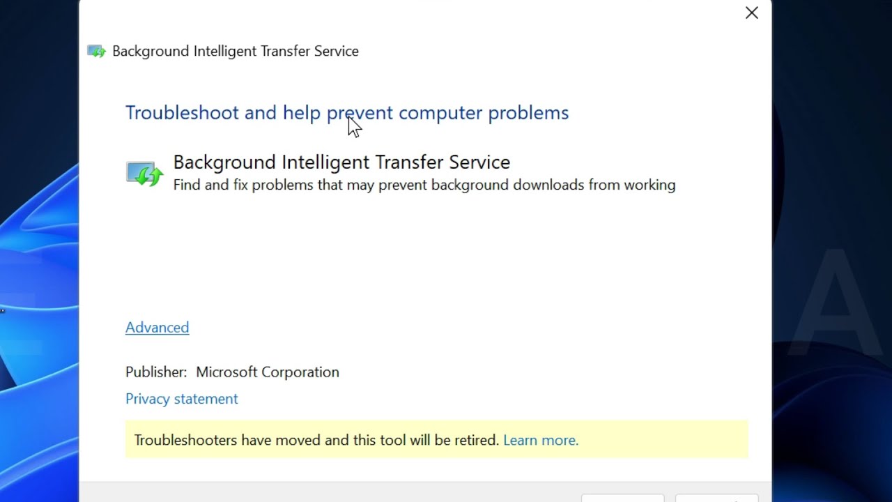 How to Fix Troubleshoot Background Intelligent Transfer Service in ...
