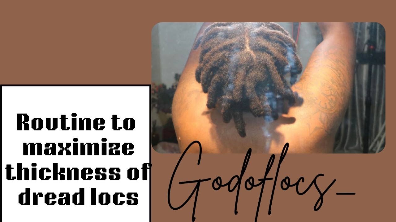 Dreadlock Tips to maximize thickness. (Daily routine) #Thicklocs - YouTube