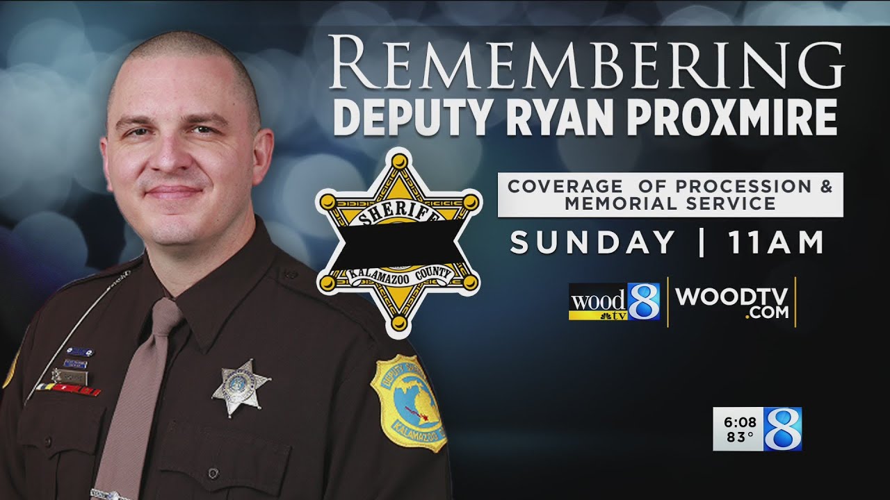 Memorial service to be held for Deputy Ryan Proxmire - YouTube