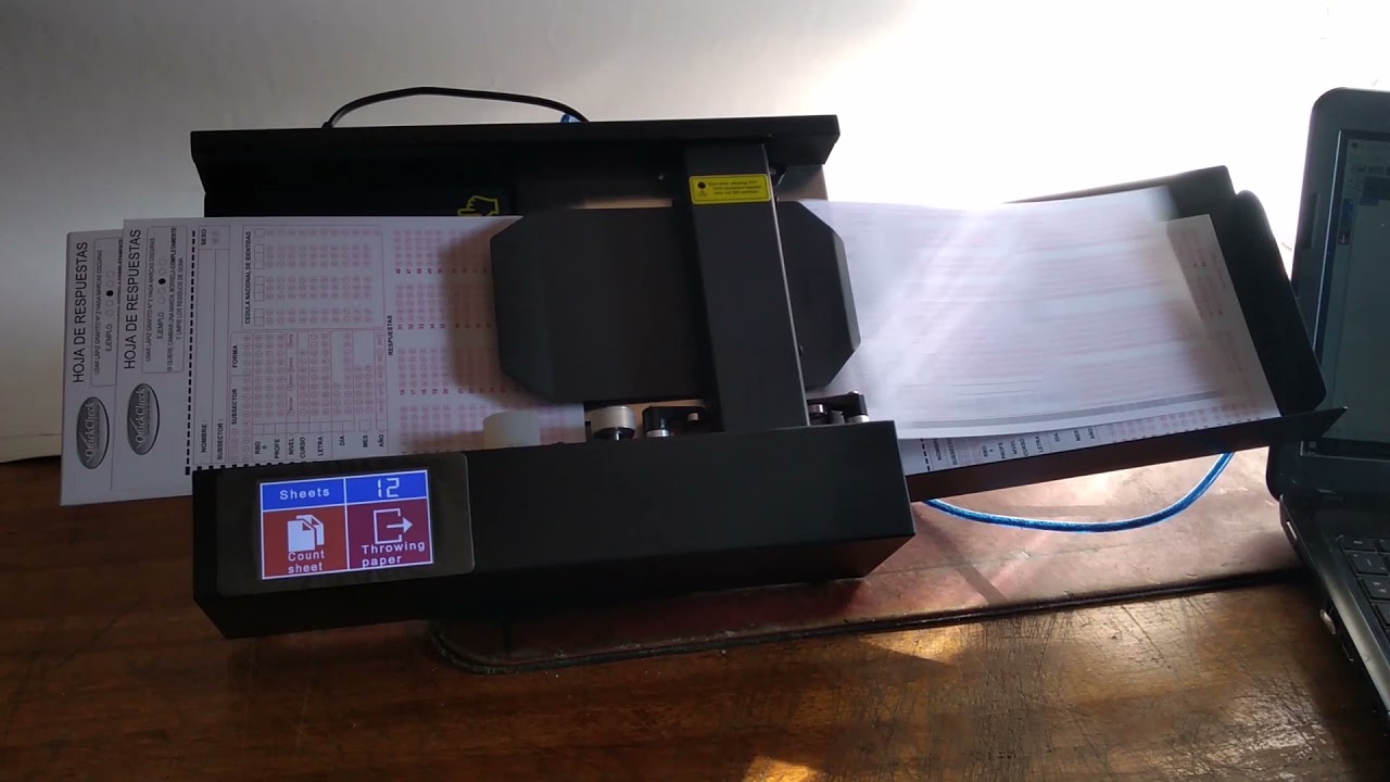 Lector óptico de marcas (OMR) “QuickCheck IV cnIII B” - YouTube
