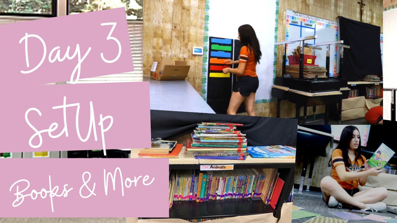 Classroom Setup Day 3 | Third Grade Teacher - YouTube