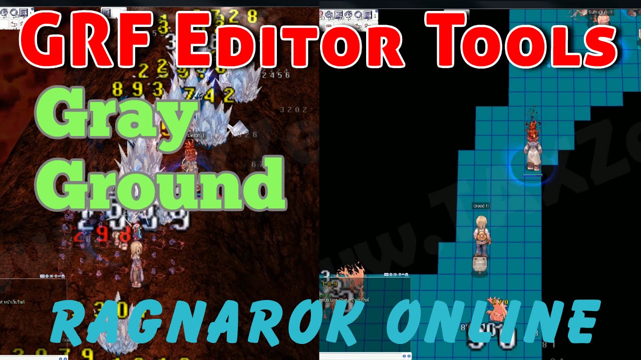 mod: สอนวิธีทำพื้นเทา แก้ไข data.grf เกม RO - YouTube
