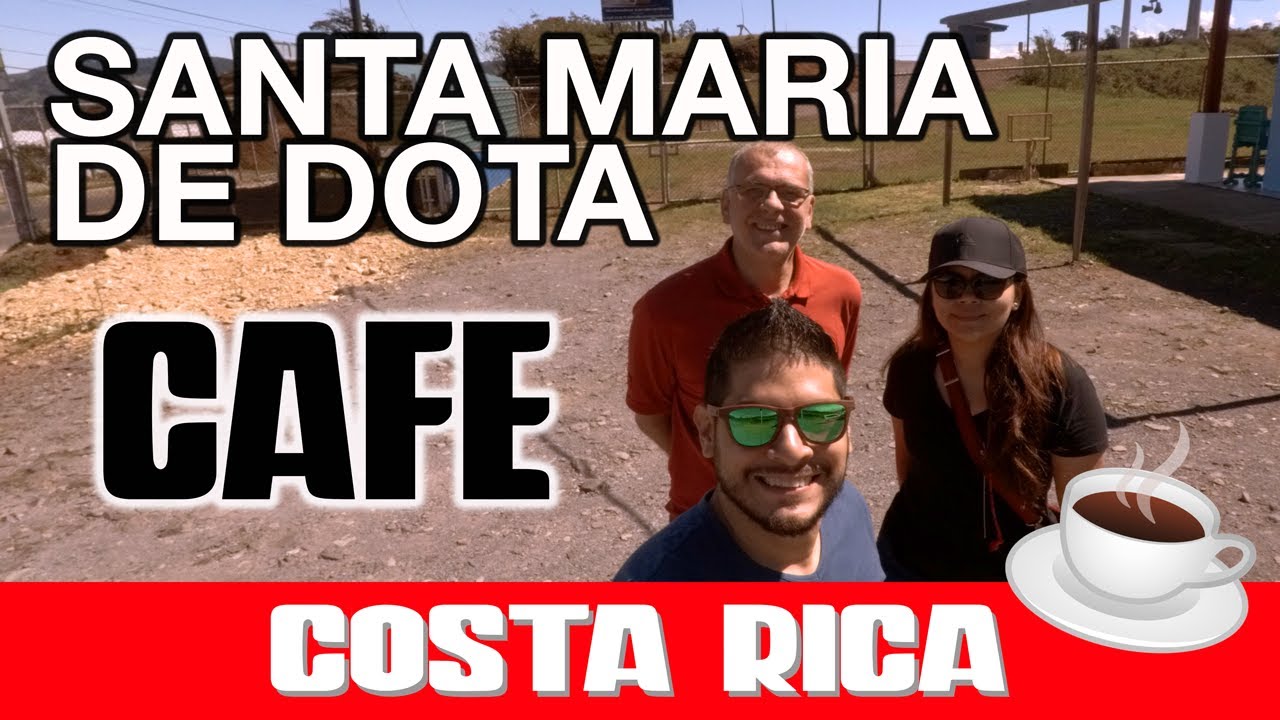 Café de Costa Rica en Santa María de Dota - Tour de CAFE (2019) - YouTube