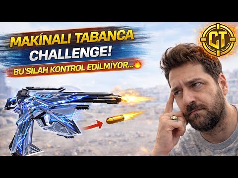 MAKİNALI TABANCA CHALLENGE! - Deli Silah!🔥