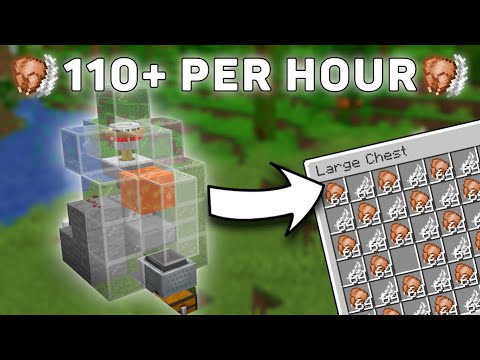 EASY 1.21+ Automatic Minecraft Chicken Farm Tutorial! - YouTube
