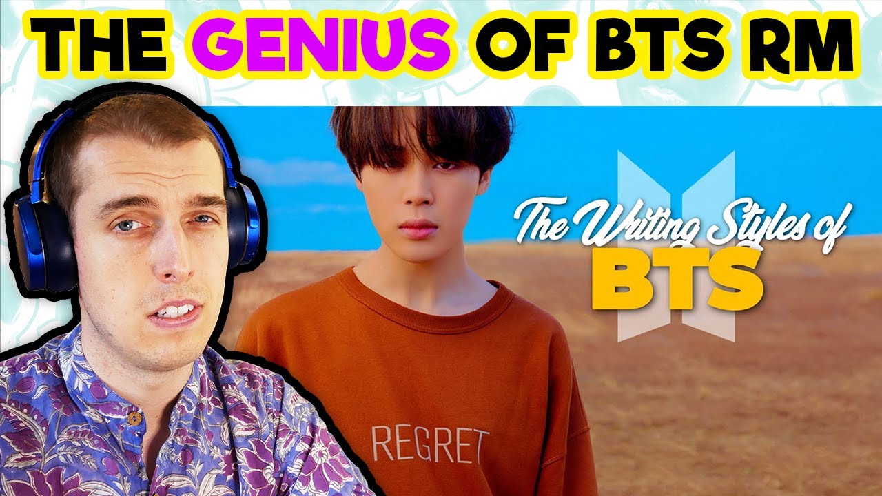 🧠 RM = genius 🧠 Comedian Reacts to The Writing Styles of BTS, part 1 - YouTube