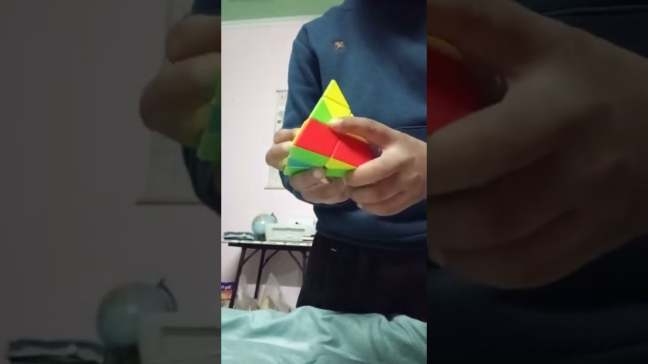 Solve triangle Rubik's cube in easy steps - YouTube