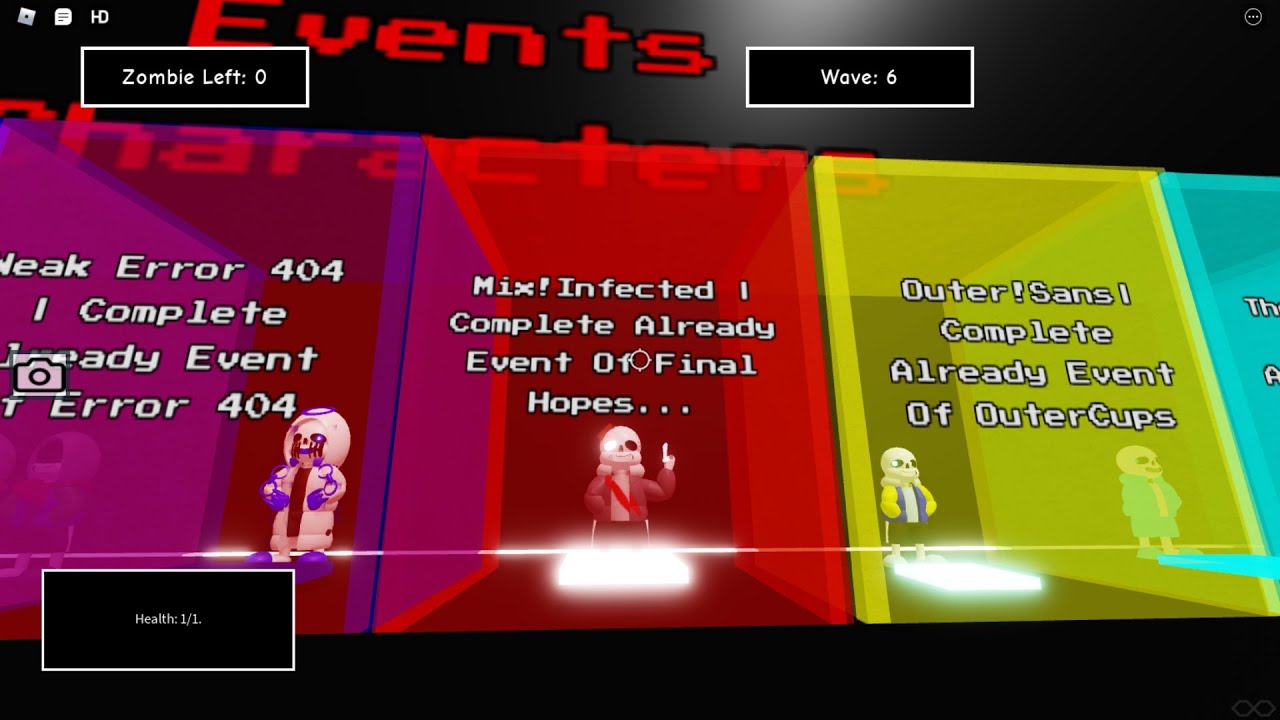 Mix/Infected Sans Showcase + How to beat (1/3 vids) [Event] - YouTube