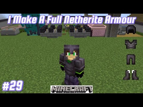 I Make A Full Netherite Armour | Minecraft | Gameplay#29 - YouTube