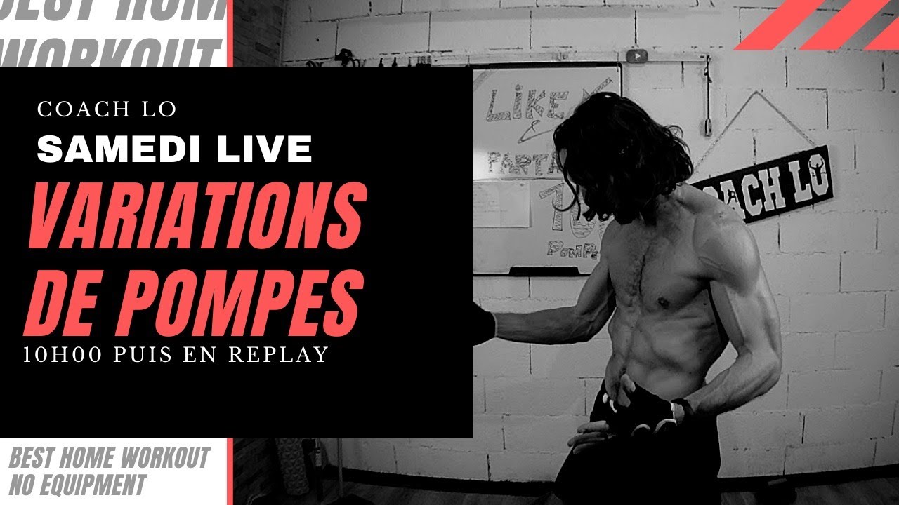 WOD 211 VARIATIONS DE POMPES - Séance préparation physique par CoachLo ...