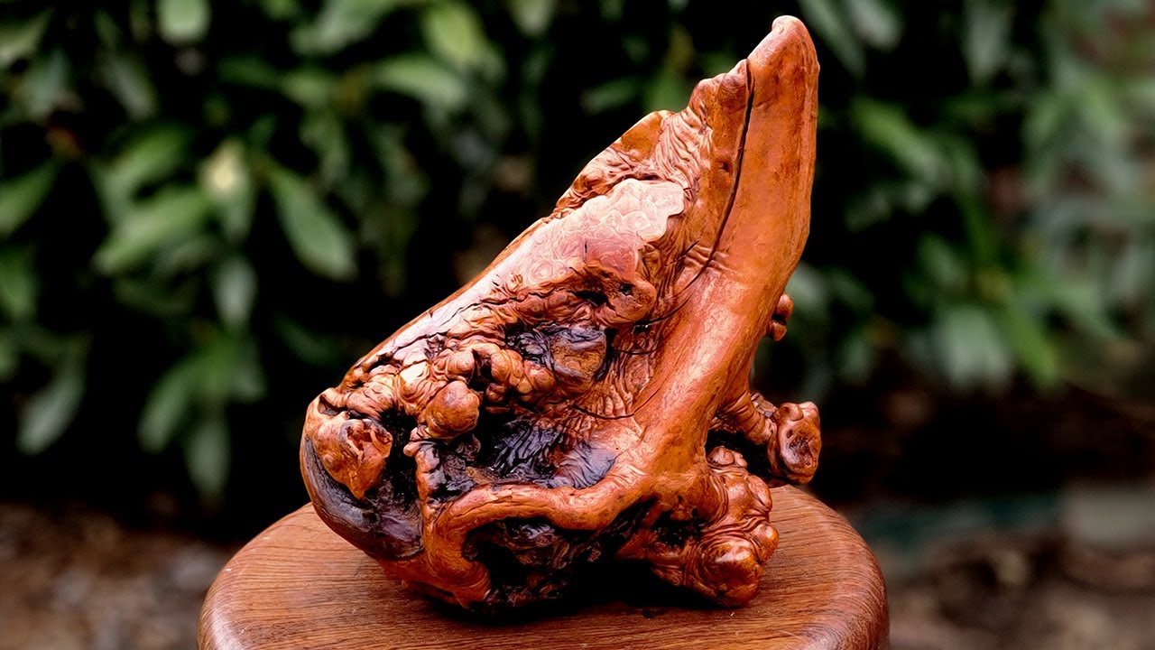 Root Burl Sculpture - YouTube