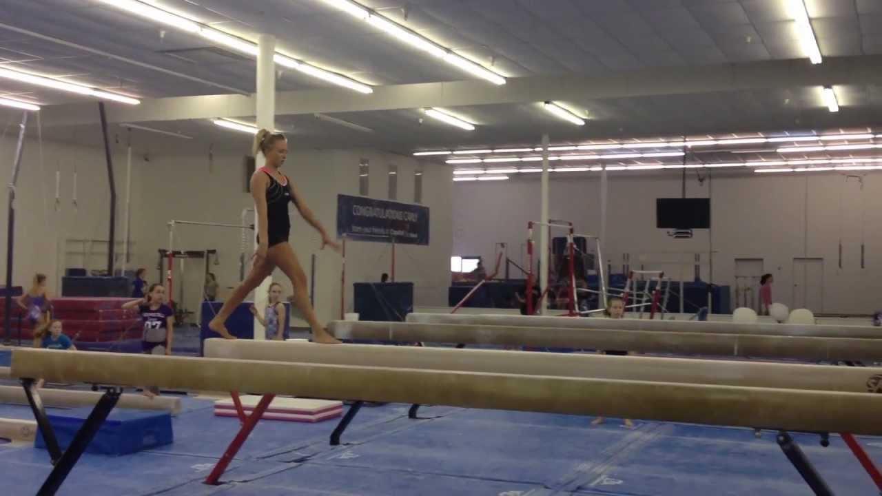 Nastia Liukin - Beam Training - YouTube