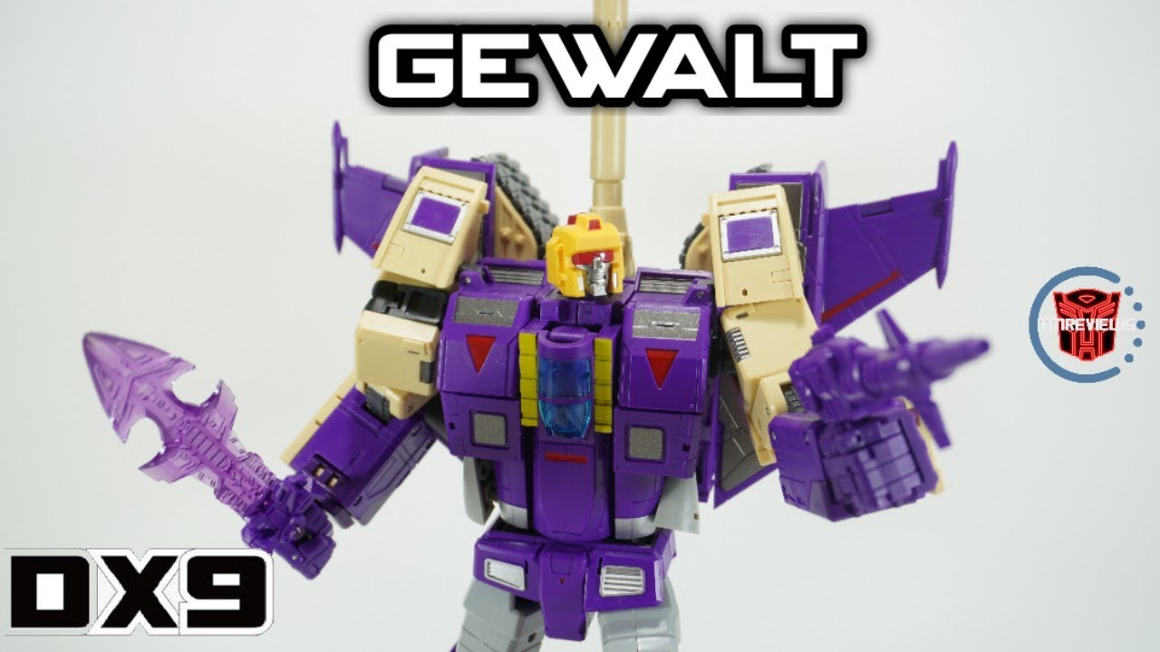 Unboxing & Review: DX9 2022 Reissue D08 Gewalt (AKA Blitzwing) - YouTube