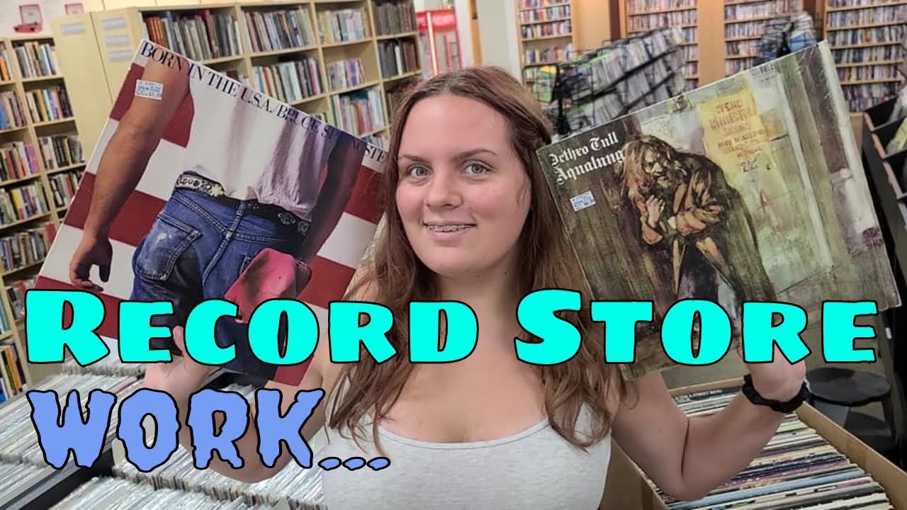 Record Store work, Fun & Vinyl Records that ROCK - YouTube