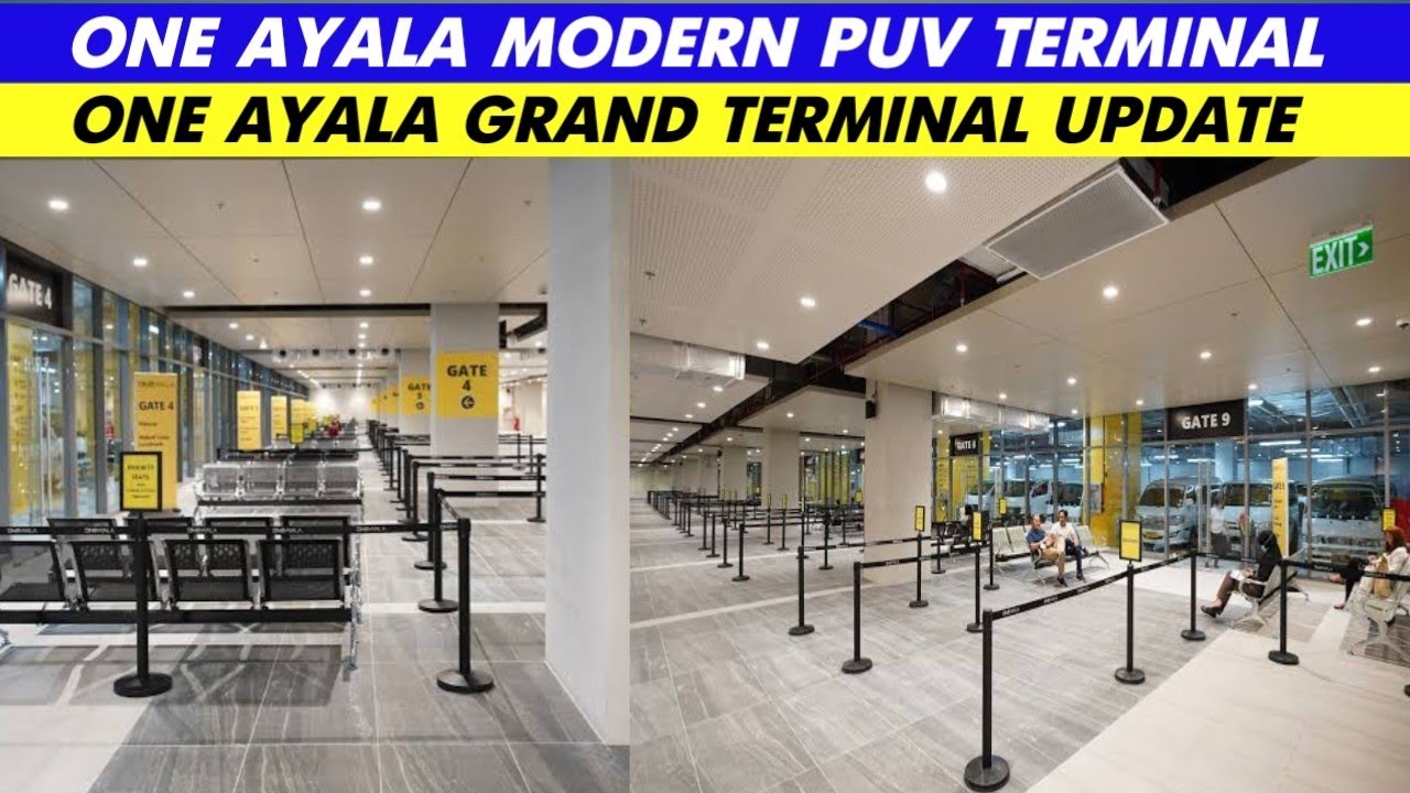 One Ayala Modern Puv Terminal Now open! - YouTube
