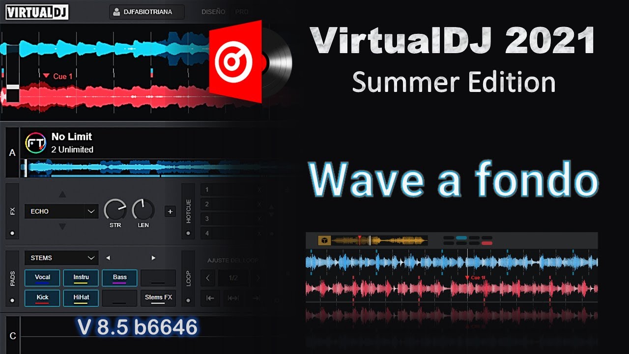 wave en @virtualdjofficial a fondo - YouTube