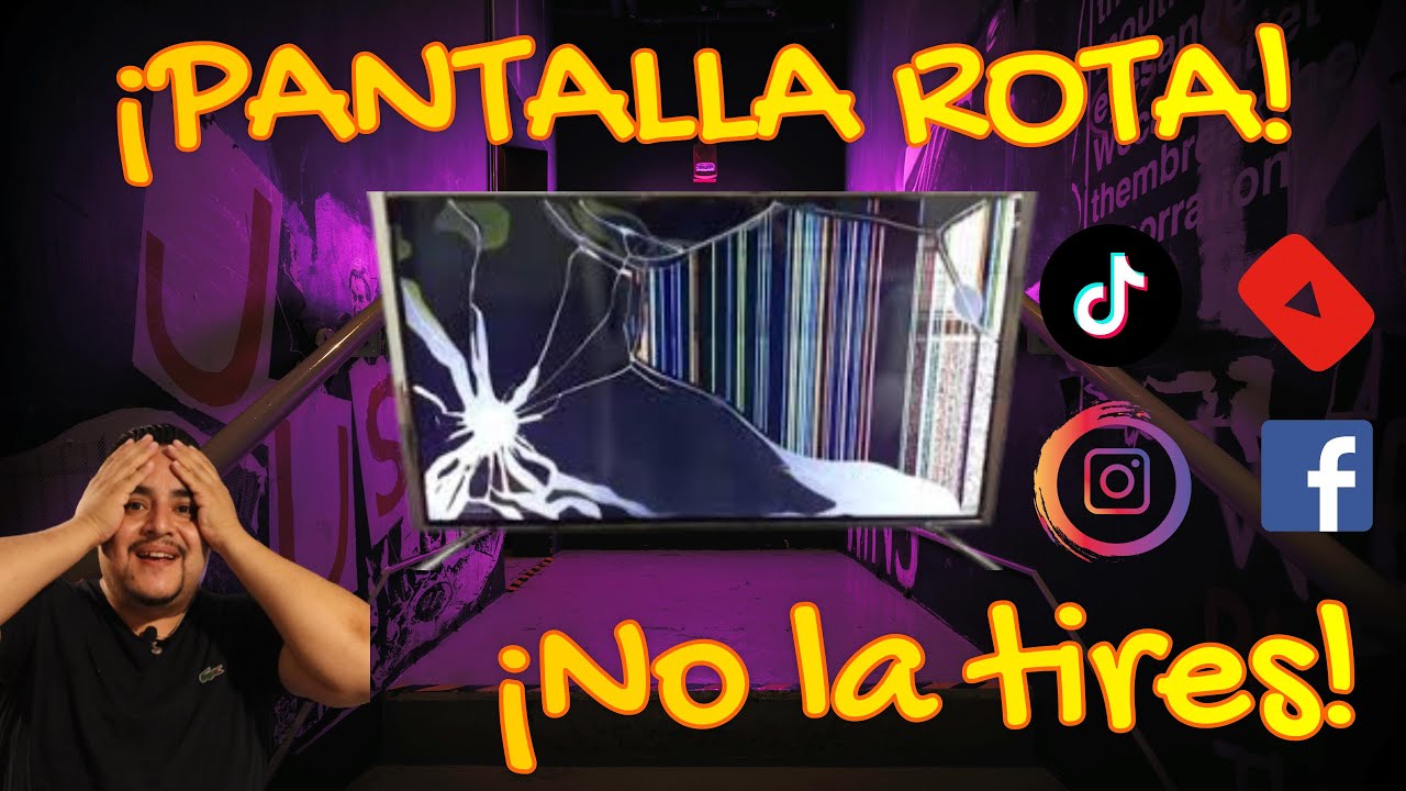 Cómo recupera una pantalla estrellada ¡TODAVIA SIRVE! - YouTube