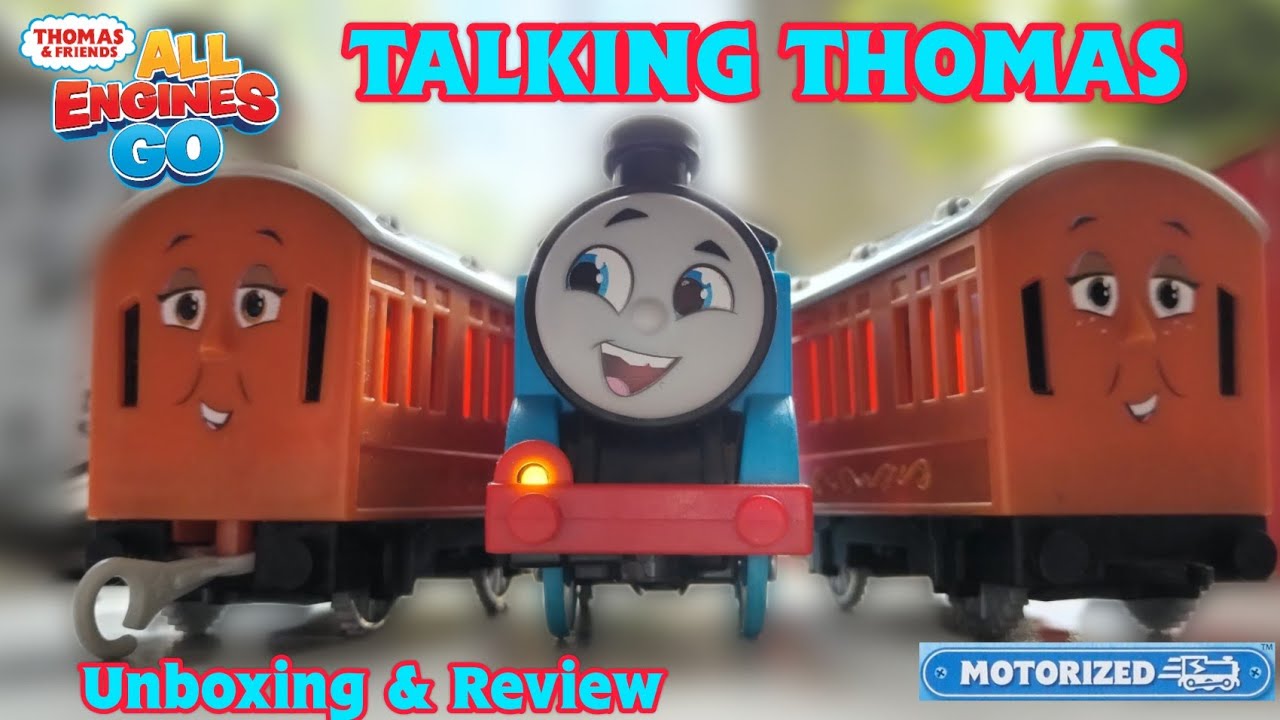 TALKING THOMAS ANNIE & CLARABEL ALL ENGINES GO! UNBOXING | THOMAS ...